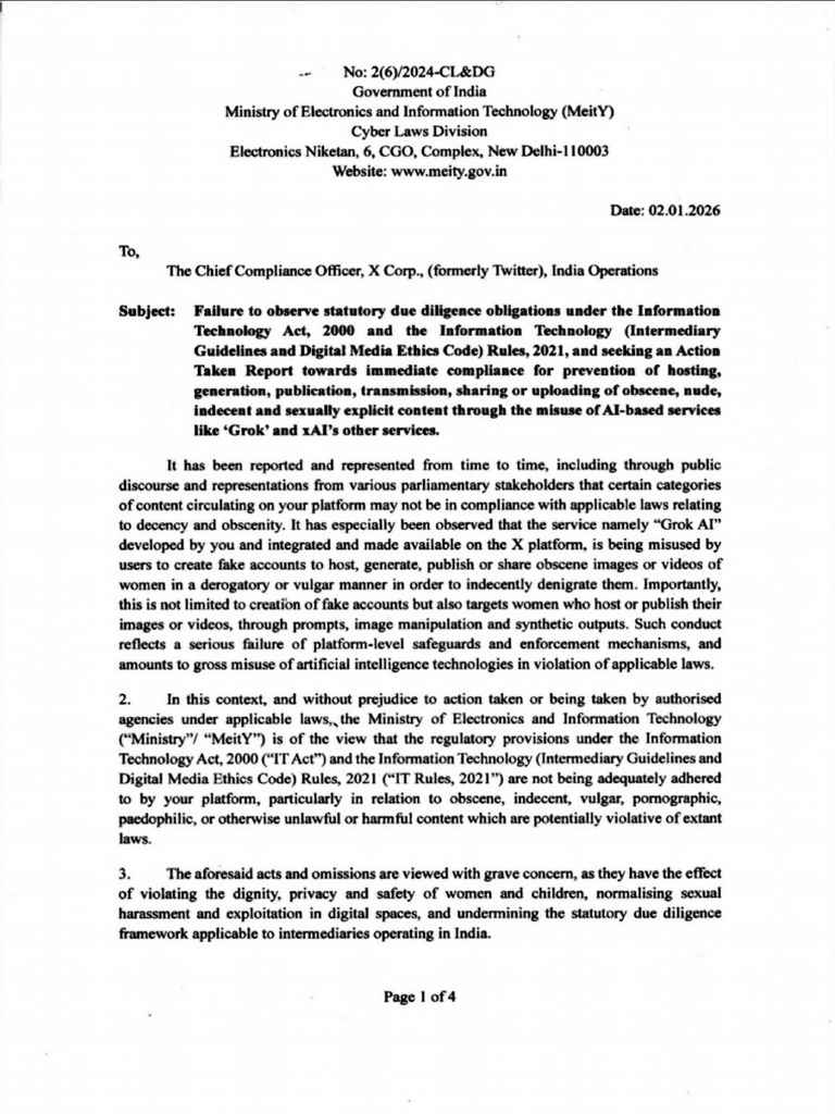 MeitY Order | PDF