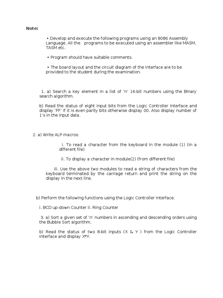 Mup Lab | PDF | String (Computer Science) | Assembly Language
