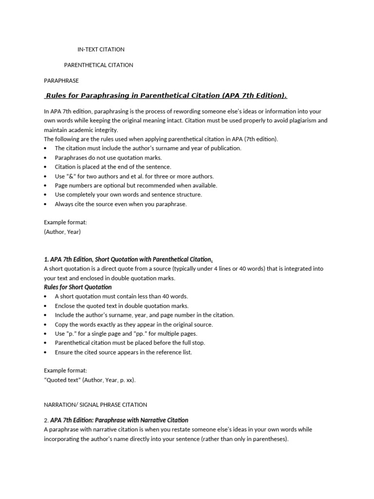 In Text Citatio Wps Office | PDF | Citation | Apa Style