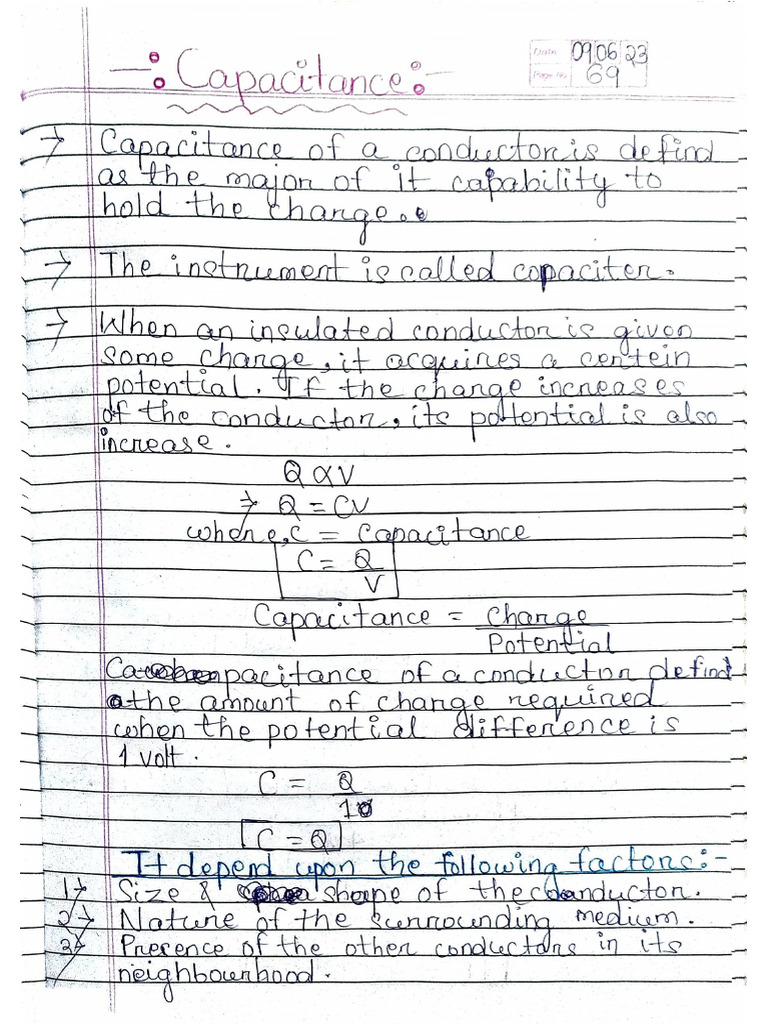 Capacitance PDF | PDF