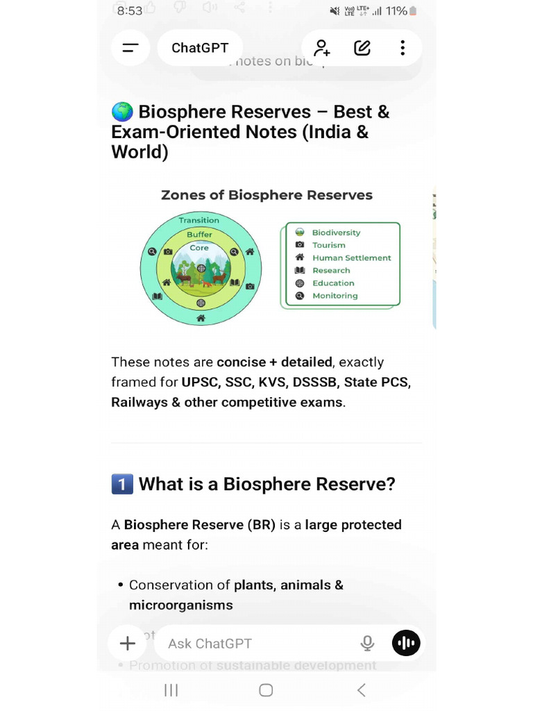 Biosphere Reserves | PDF