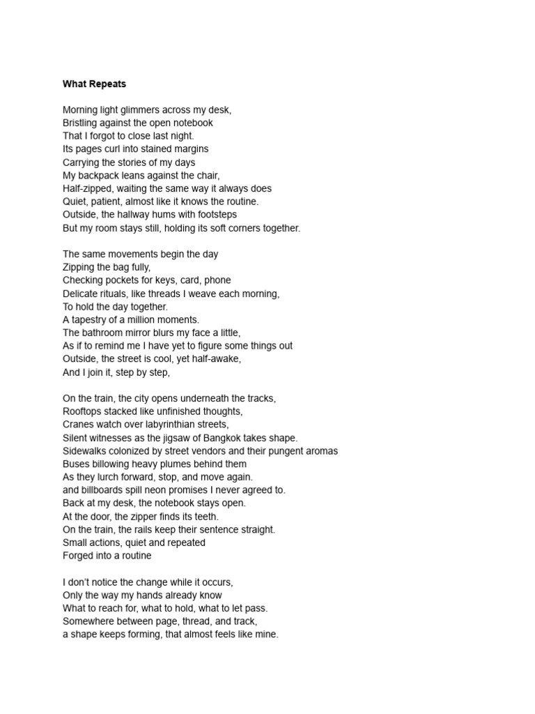 Poem - Google Docs | PDF