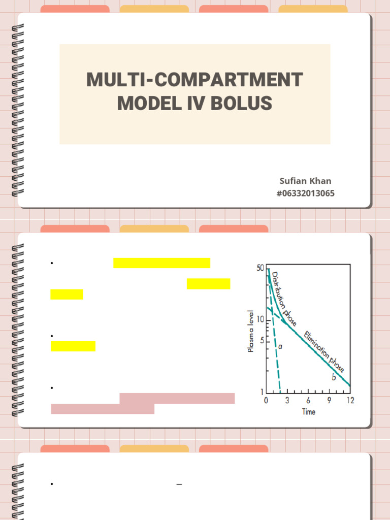 Multi Compartment Models | PDF | Pharmacokinetics | Pharmacology