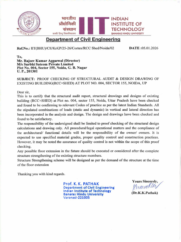 Post Construction Structural Stability Cert & Report Format | PDF