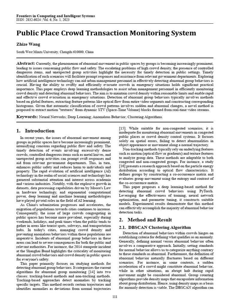 Simulation of Crowd Evacuation Behaviours | PDF | Cluster Analysis ...