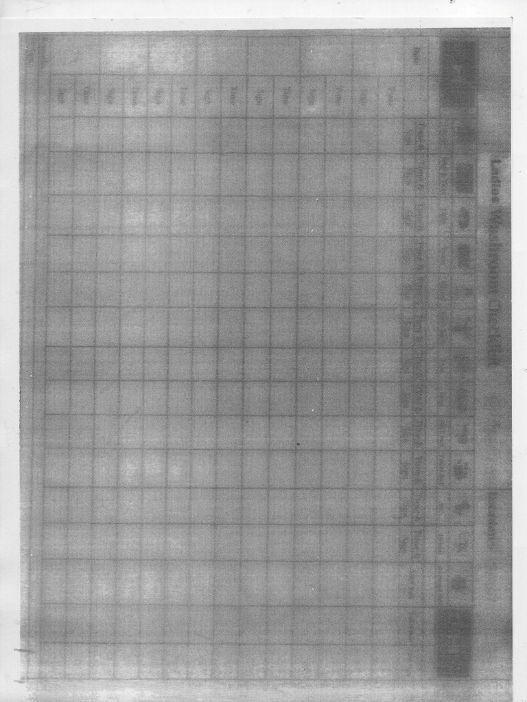 Washroom Signature Sheet | PDF
