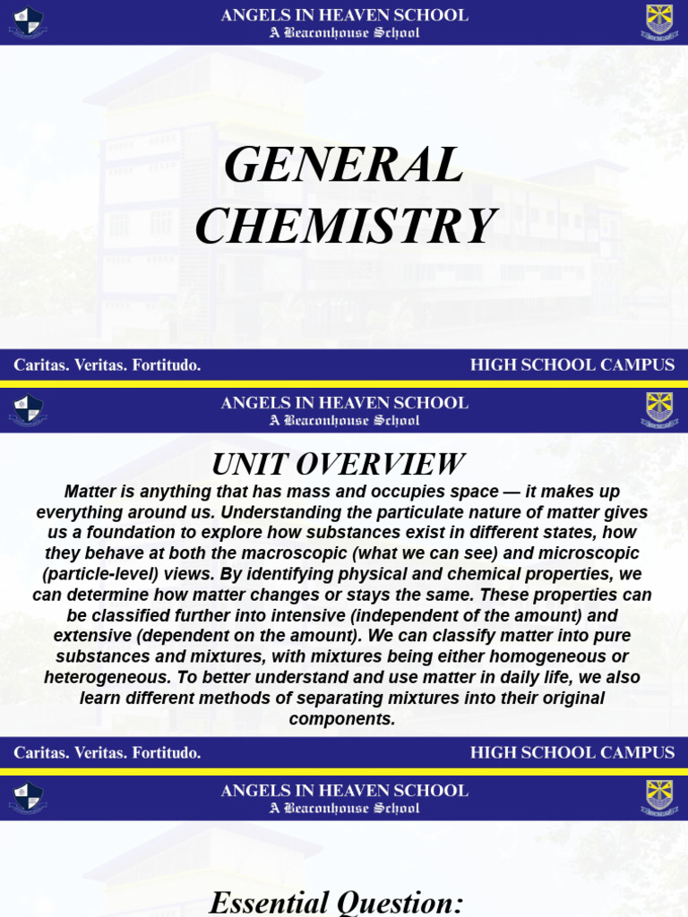 Unit Introduction Chem q1 | PDF | Ion | Mixture