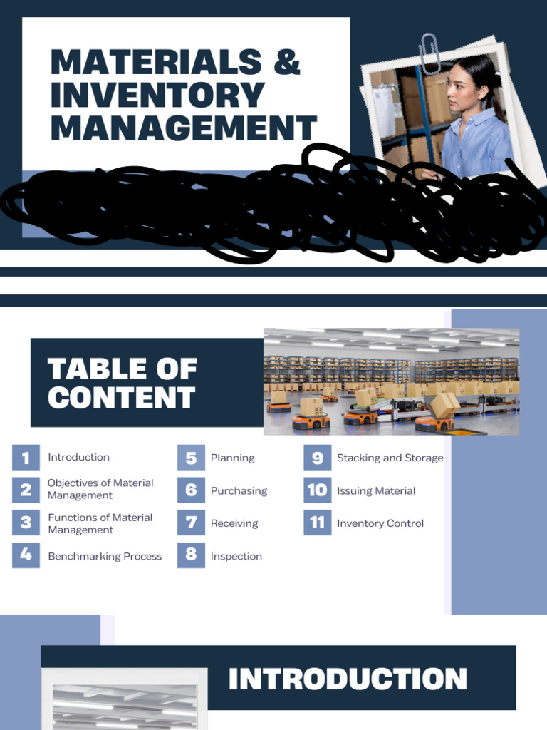 Material and Inventory Management | PDF | Inventory | Procurement