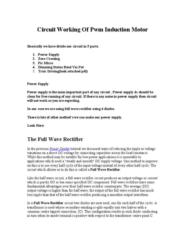 Zero Crossing | PDF | Rectifier | Direct Current