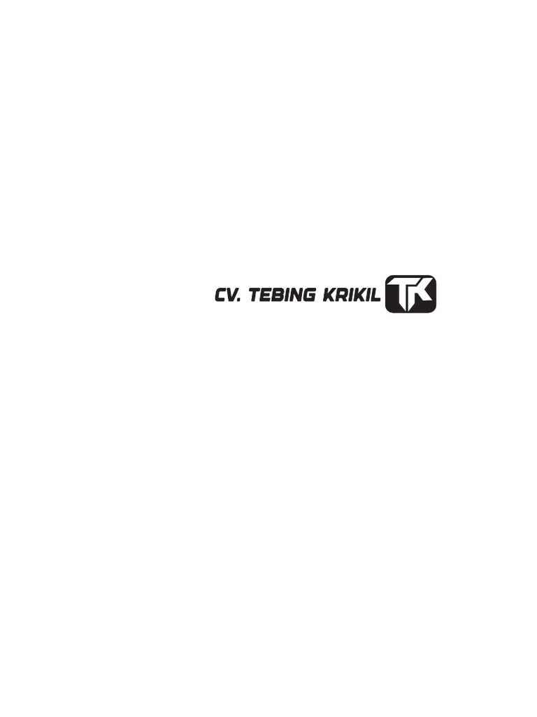 Stempel CV Tebing Krikil | PDF