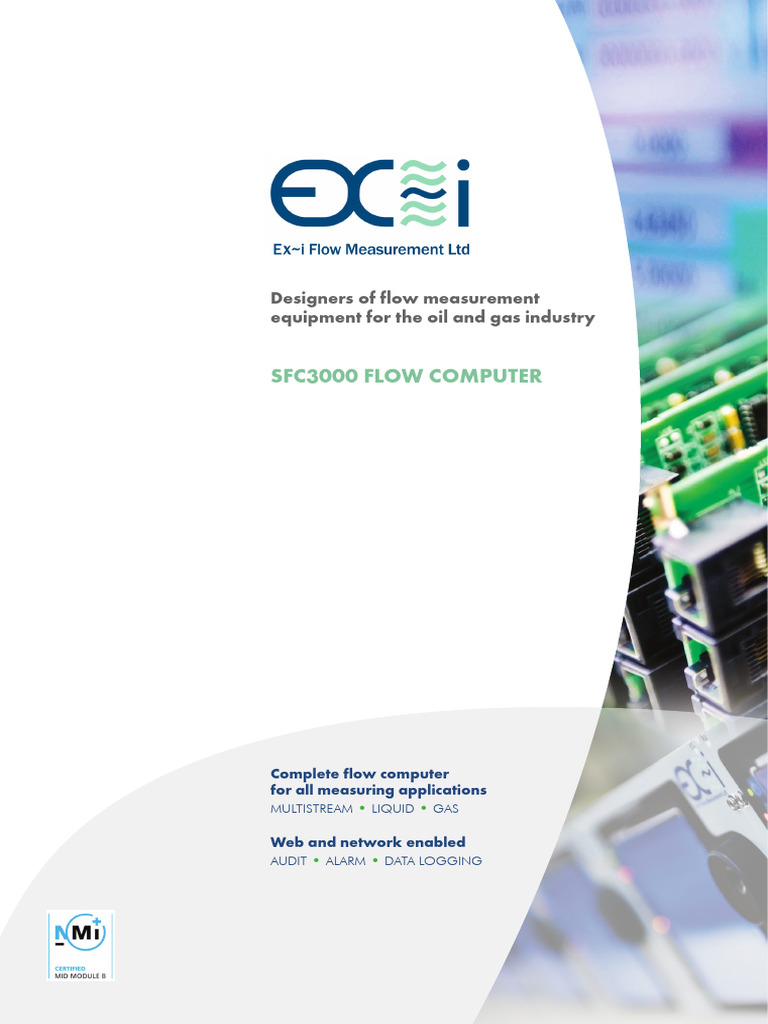 Exiflow Product Brochure | PDF | Flow Measurement | Computer Engineering
