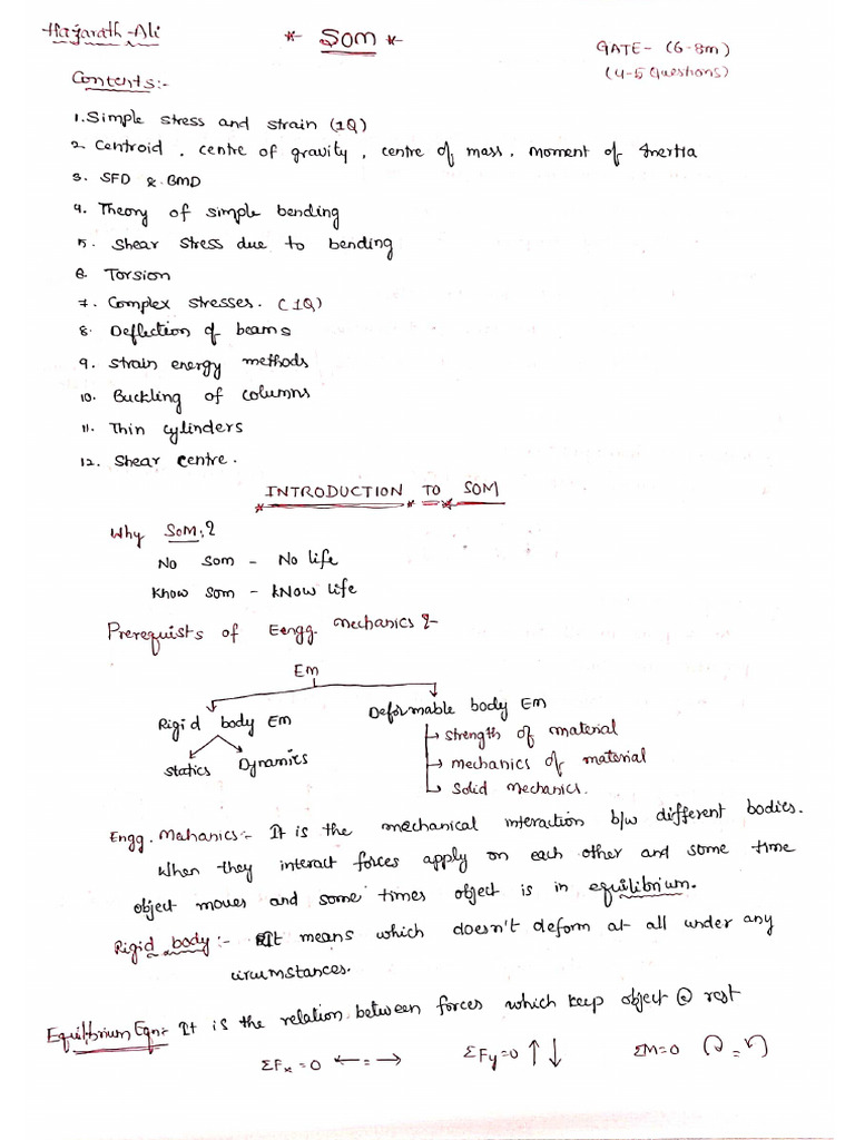 SOM Notes | PDF