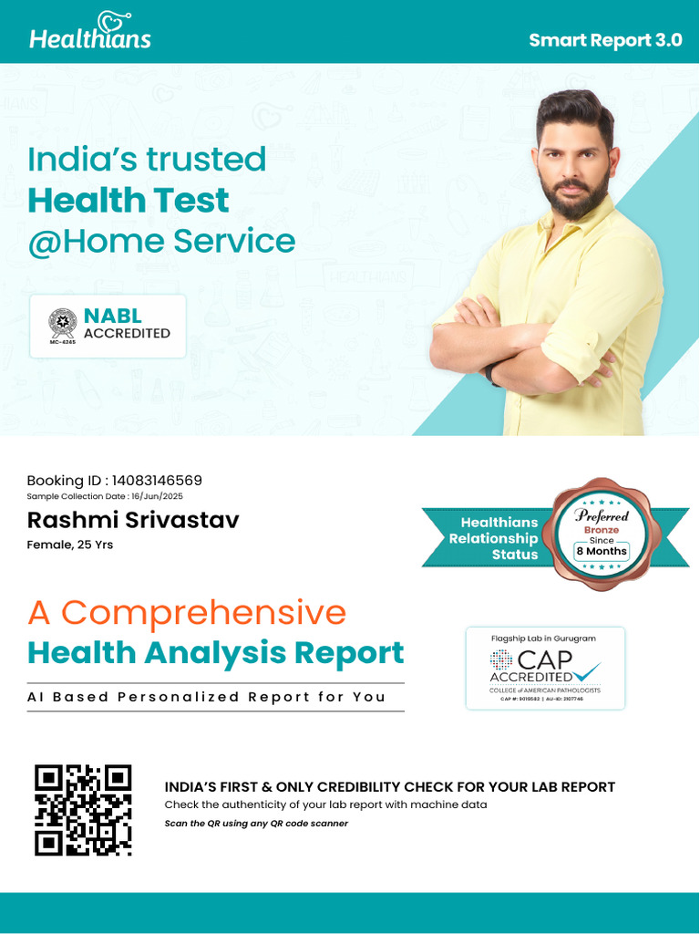 Rashmi Srivast Partial Report | PDF | Kidney | Glycated Hemoglobin
