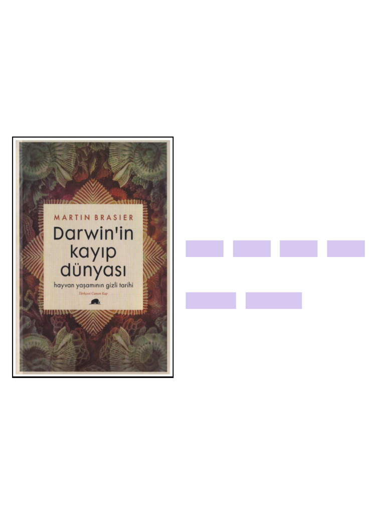 (Ebook) Darwin'in Kayıp Dünyası - Hayvan Yaşamının Gizli Tarihi by ...