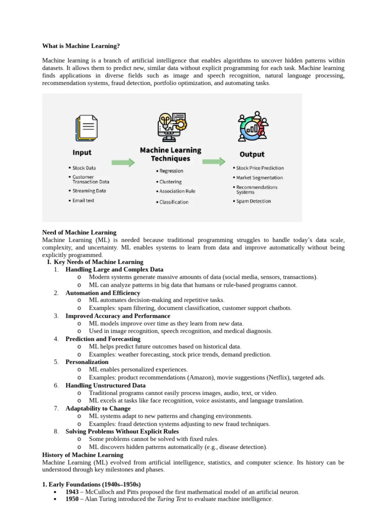 What Is Machine Learning | PDF | Machine Learning | Artificial Intelligence