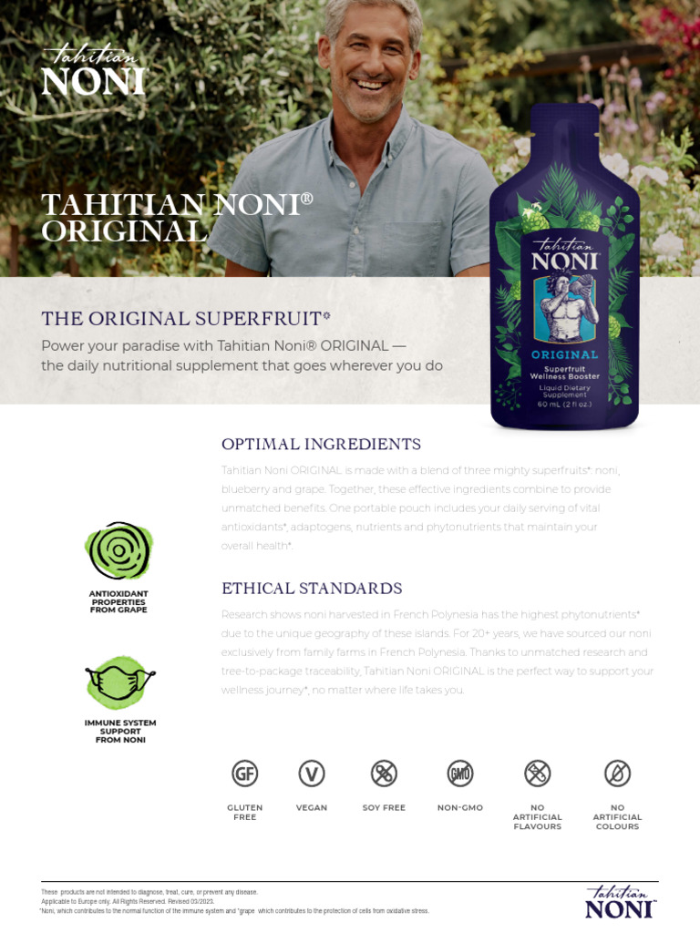 Tahitian Noni Original Glish | PDF | Superfood
