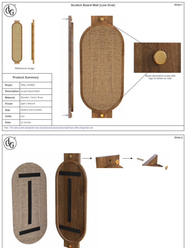 Scratch Board Wall (Line Oval) Cad | PDF