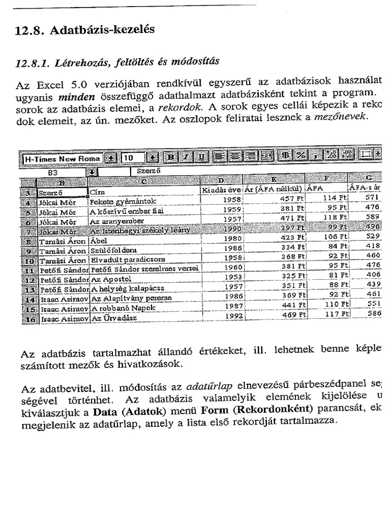 Adatbazis | PDF