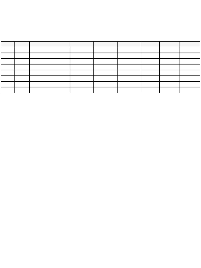 CPWD Form 8 Blank English | PDF