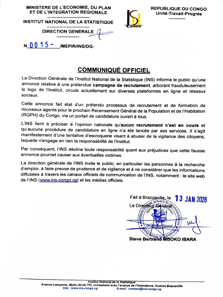 Communiqué Officiel | PDF