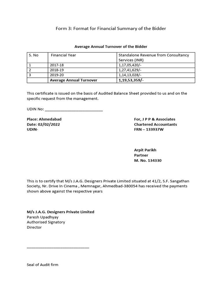 Form 3 | PDF
