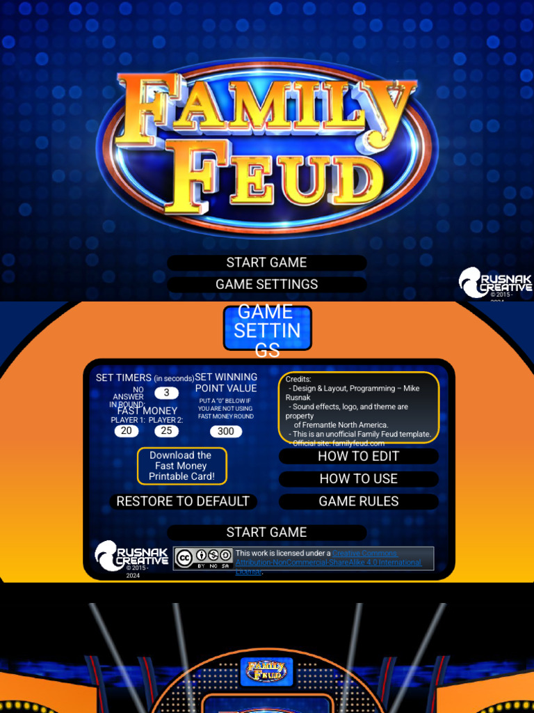 Gamified PPT 1 - Family - Feud Version 1 | PDF