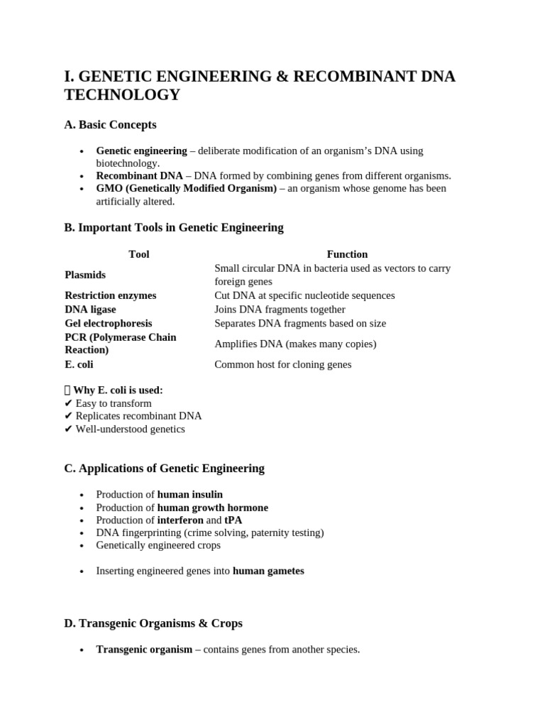 Gen Bio 2 Gas Reviewer | PDF | Genetic Engineering | Evolution