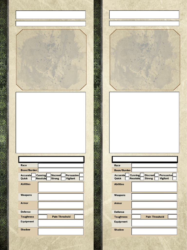 Character Sheet | PDF