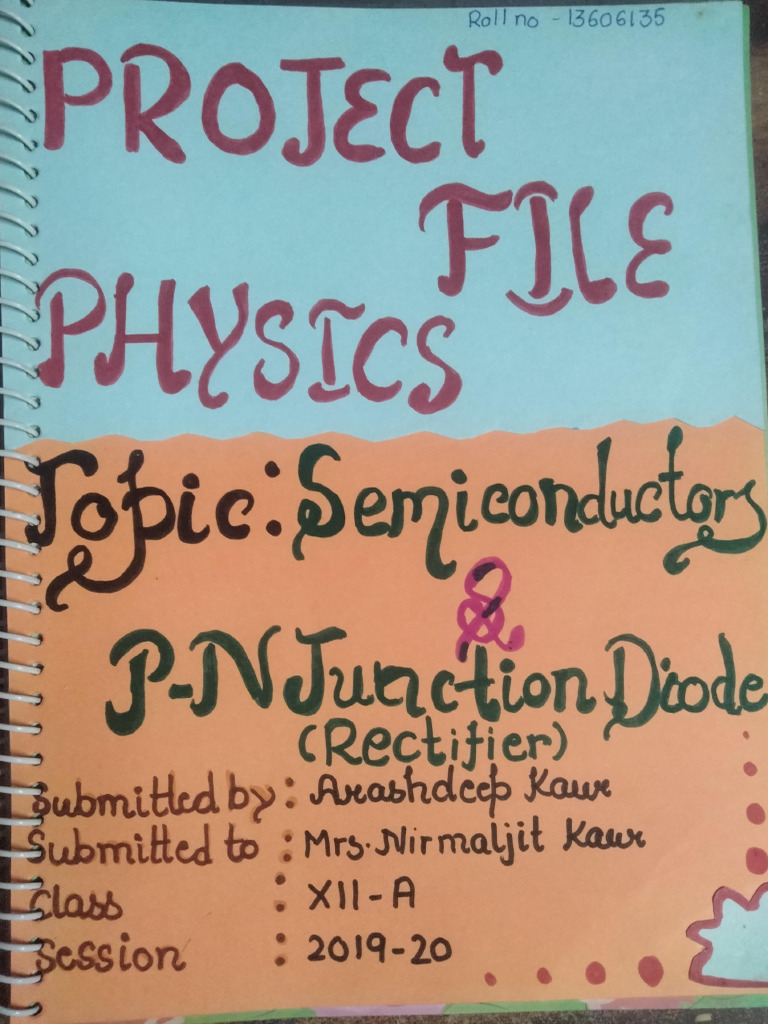 Semiconductors Project File | PDF | Physical Sciences | Physics