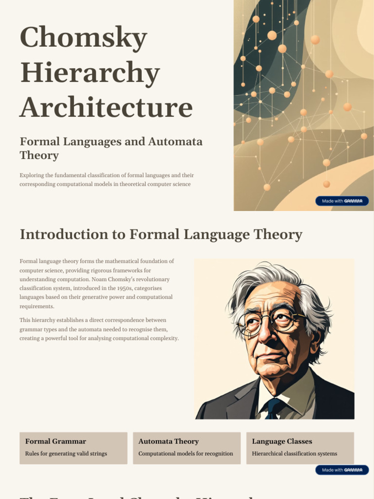 Chomsky-Hierarchy-Architecture QC Subject | PDF | Automata Theory | Parsing