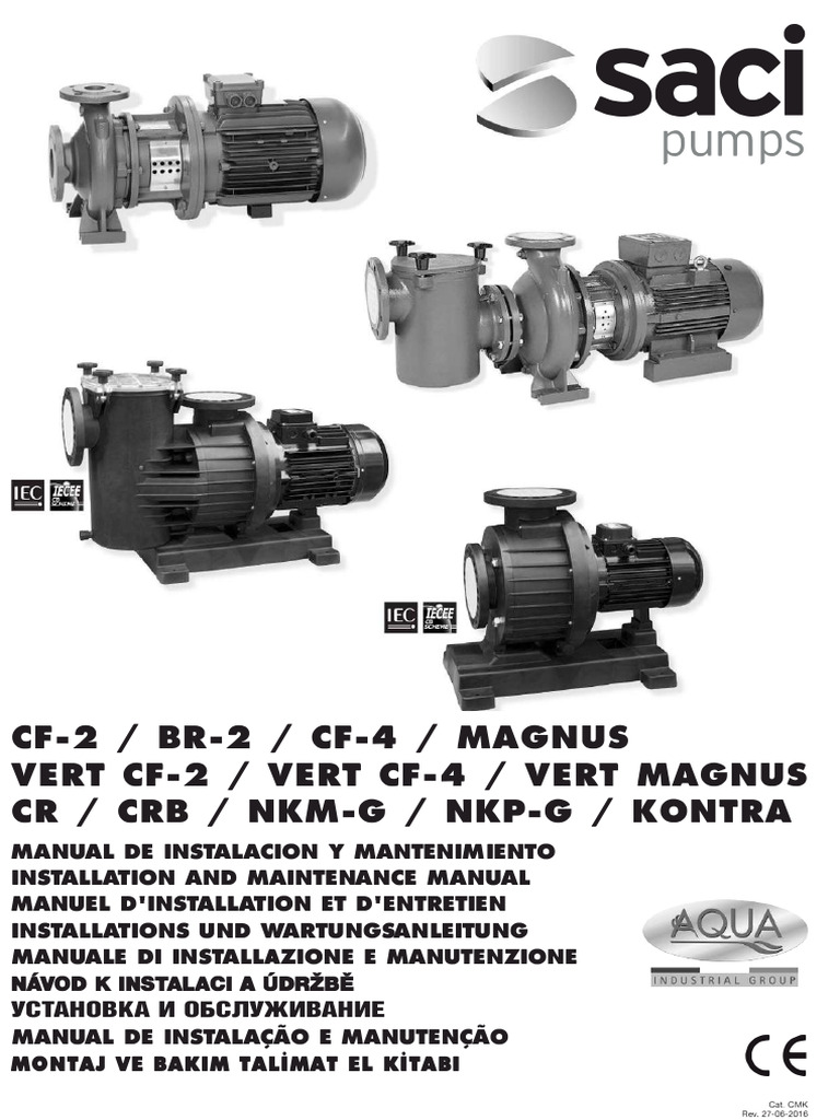 Self Priming Pump "Magnus" Manual | PDF | Bomba | Fundación (Ingeniería)