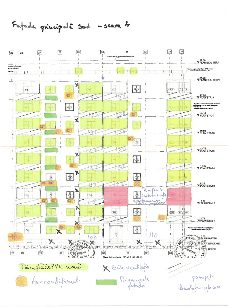 Plan Fatada Scara 4 | PDF