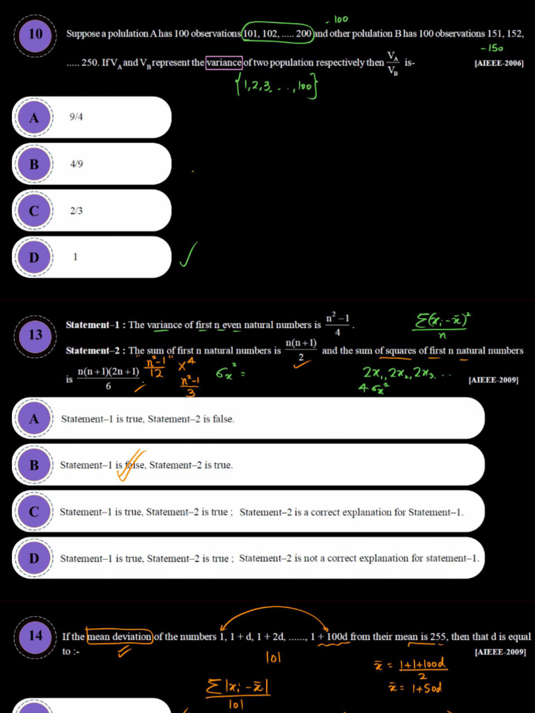 Statistics - L-03 (Class Notes) - JINDAL4FREE | PDF