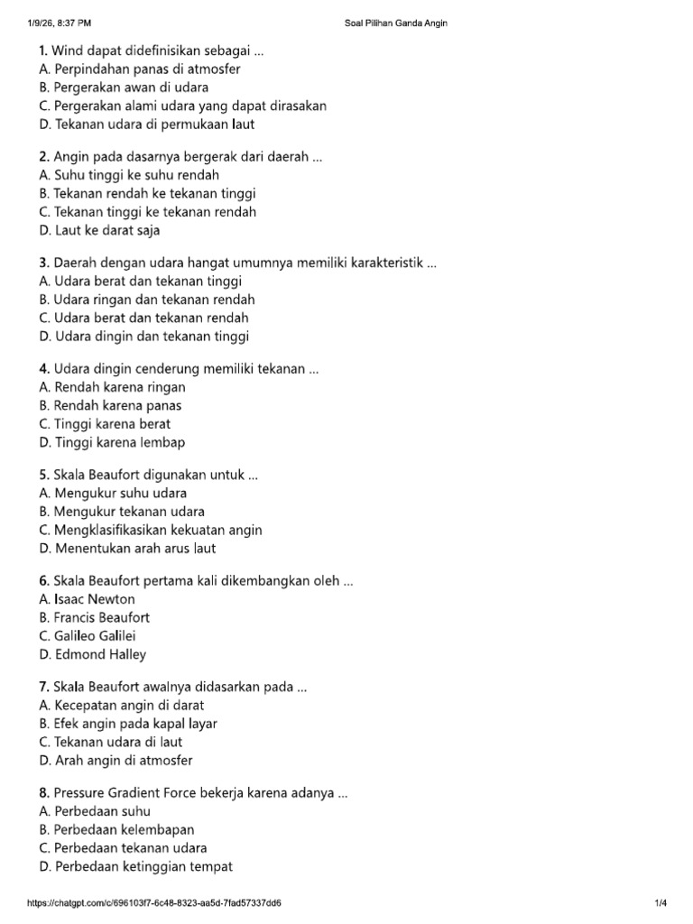 Exercise Wind | PDF