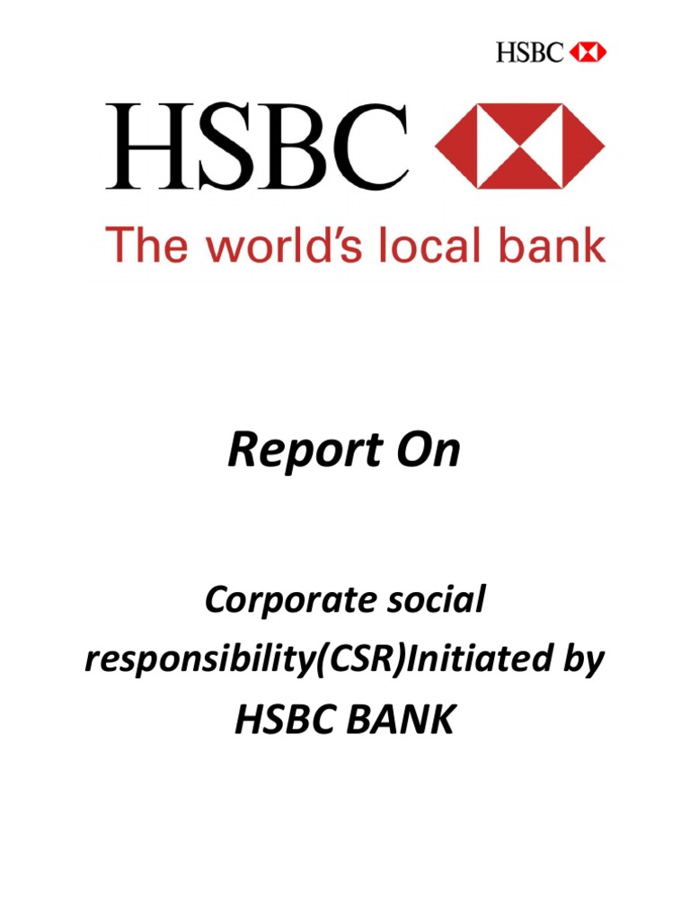Report On HSBC | PDF | Corporate Social Responsibility | Bangladesh