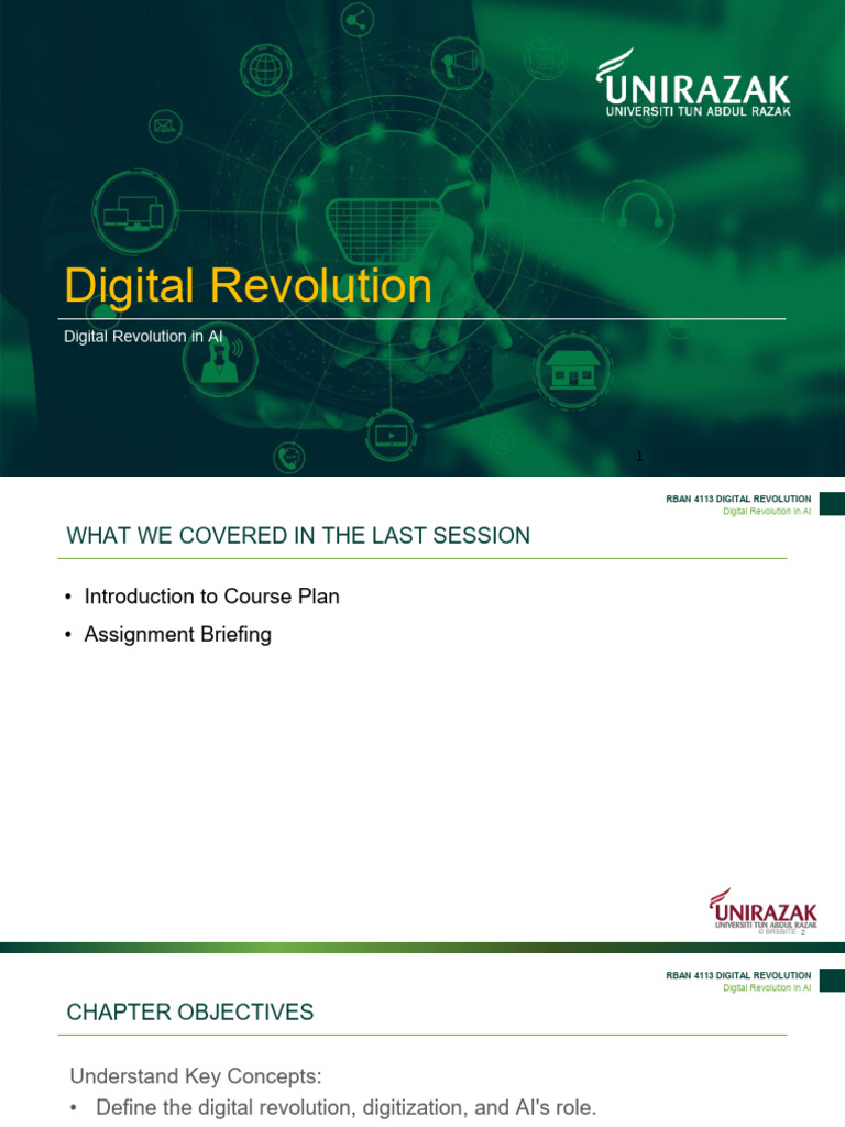 1 Digital Revolution in AI | PDF | Information Age | Artificial ...