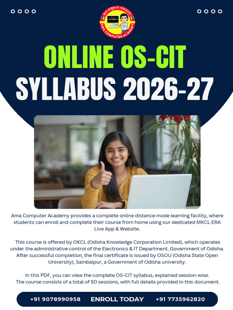 OS-CIT Syllabus 2026 | PDF | Amazon Kindle | Study Skills