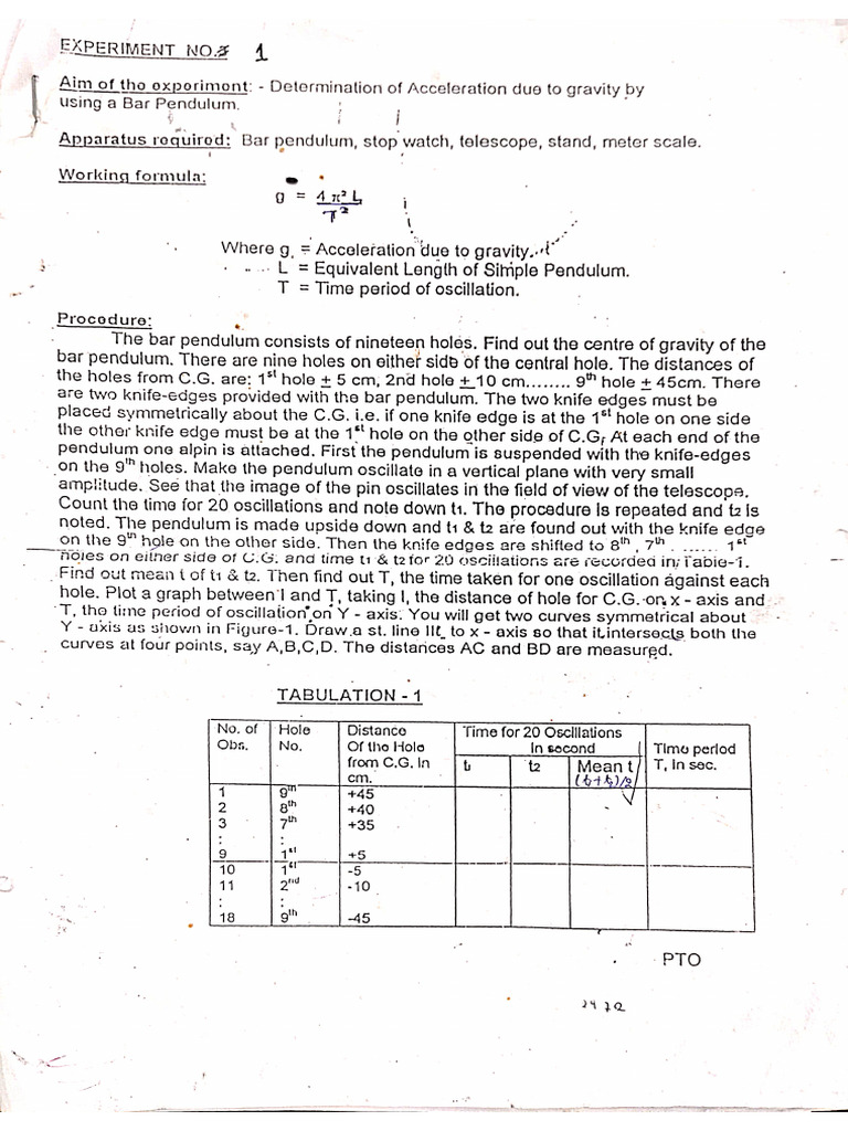 Phy Lab Manual | PDF