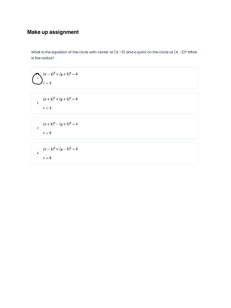 Make Up Assignment | PDF