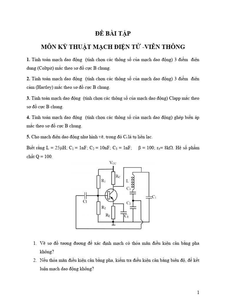 Bài Tập Ktm Dt-Vt (1!7!25) | PDF