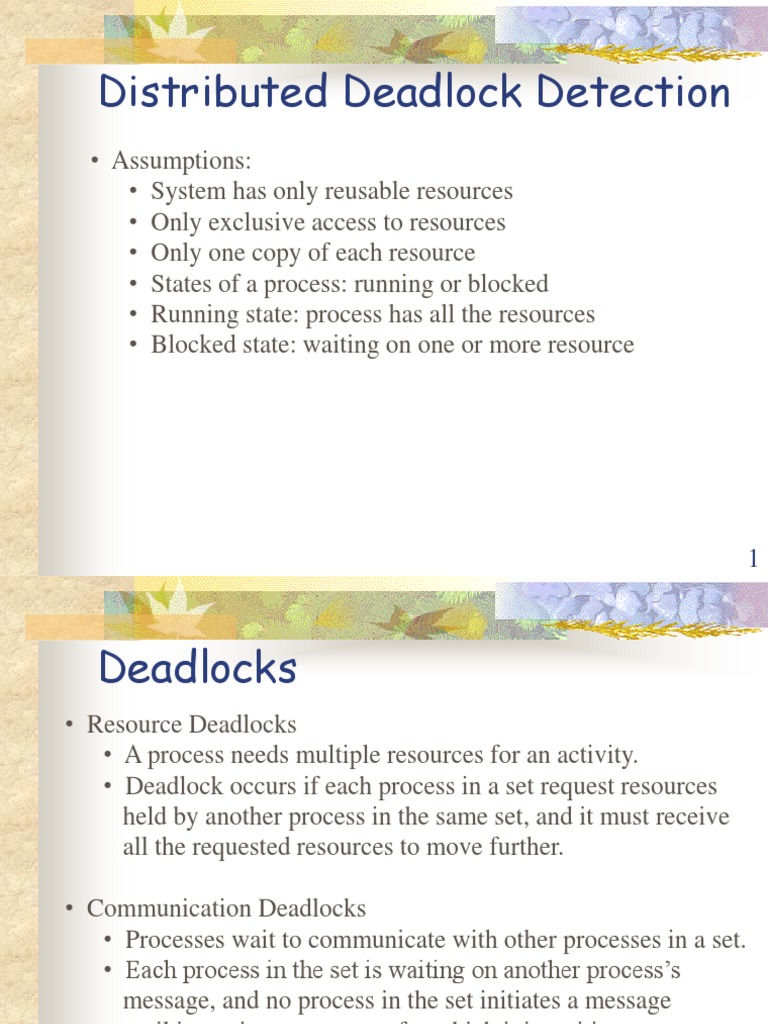 Deadlock Pdf Distributed Computing Process Computing