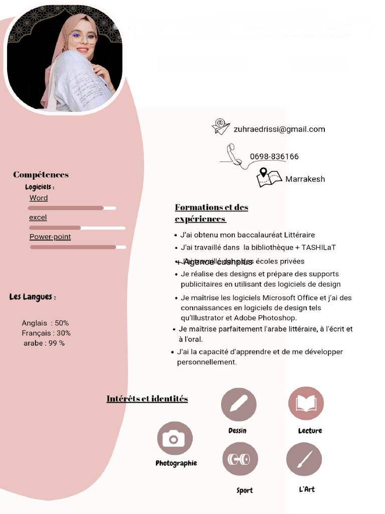 Cv de Travaill Drissi-F.Z | PDF
