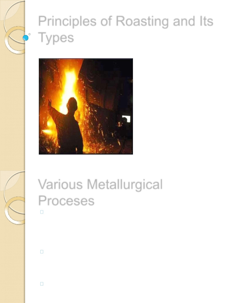 Roasting 4 | PDF | Metallurgy | Oxide