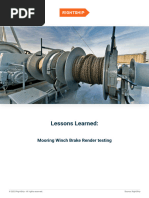 Mooring Winch Brake Rendering Test | PDF | Vehicles | Mechanical ...