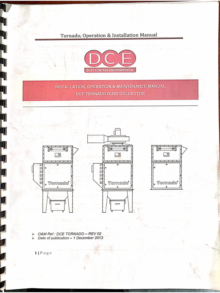 Dce Tornado Dust Collector | PDF