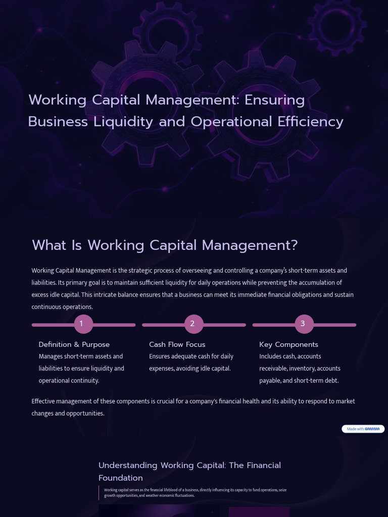 Working Capital Management_ Ensuring Business Liquidity and Operational ...