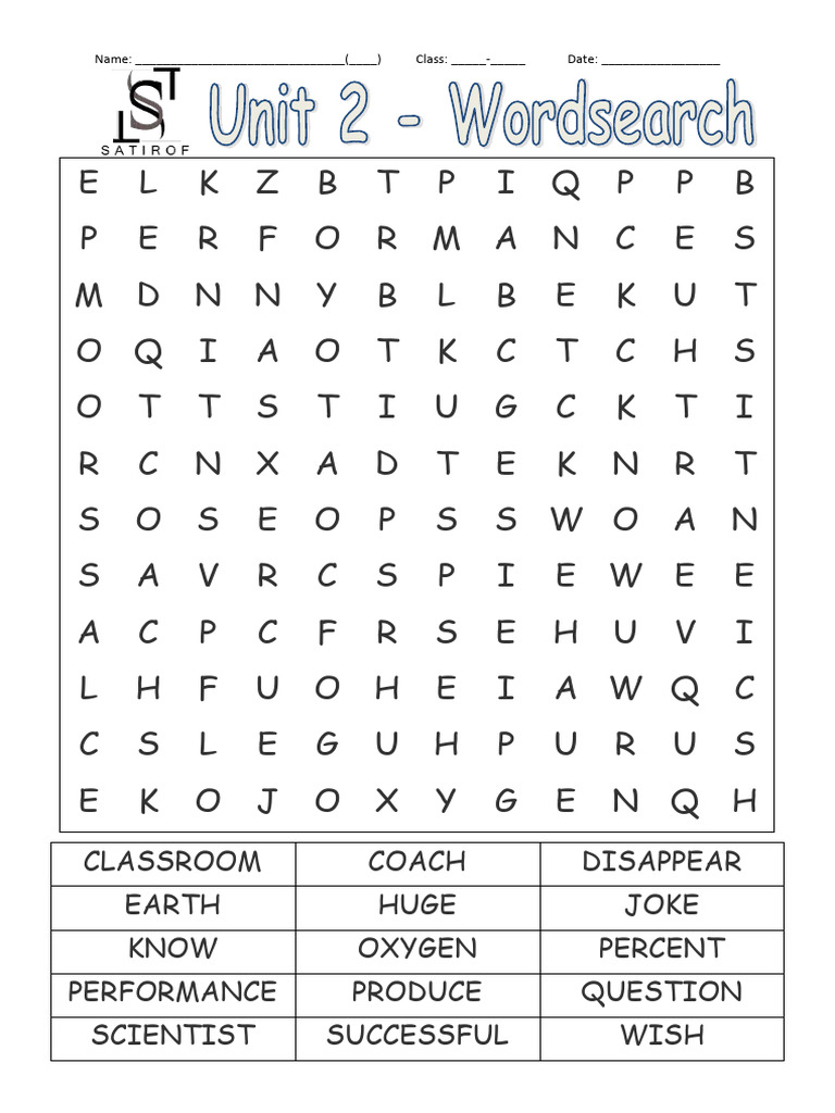 horizon3-unit2-wordsearch | PDF