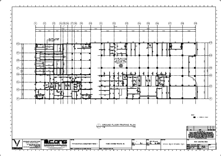 1st Floor Structural Framing Plan | PDF