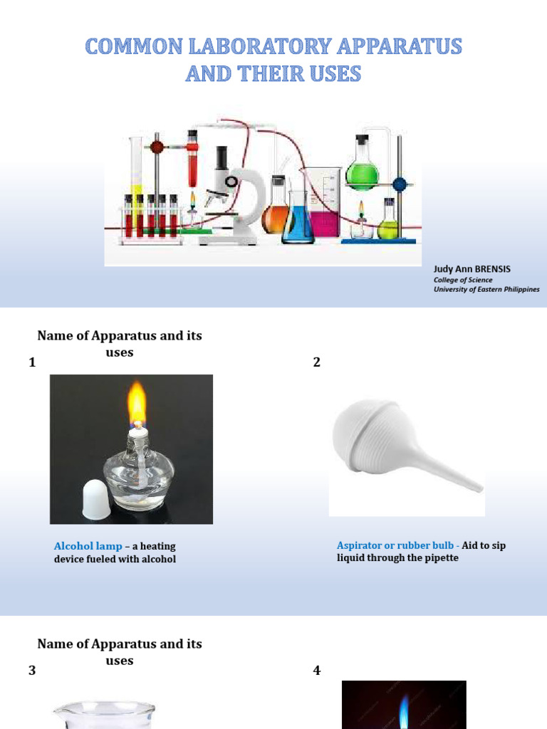 Common Laboratory Apparatuses 2 | PDF | Heat | Glasses