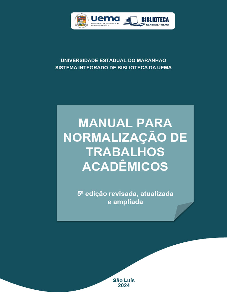 Manual de Normalizacao 2024 | PDF | Abstract (resumo) | Pós-graduação